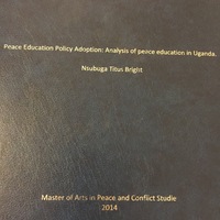 Titus Nsubuga - European Peace University, Austria