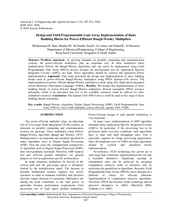 (PDF) Design and field programmable gate array implementation of cascade neural network based ...