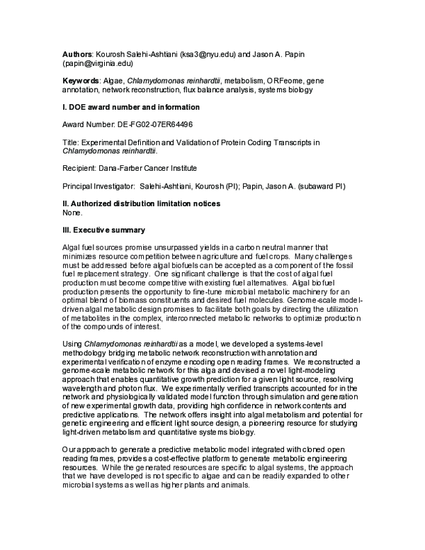 (PDF) Experimental Definition and Validation of Protein Coding ...