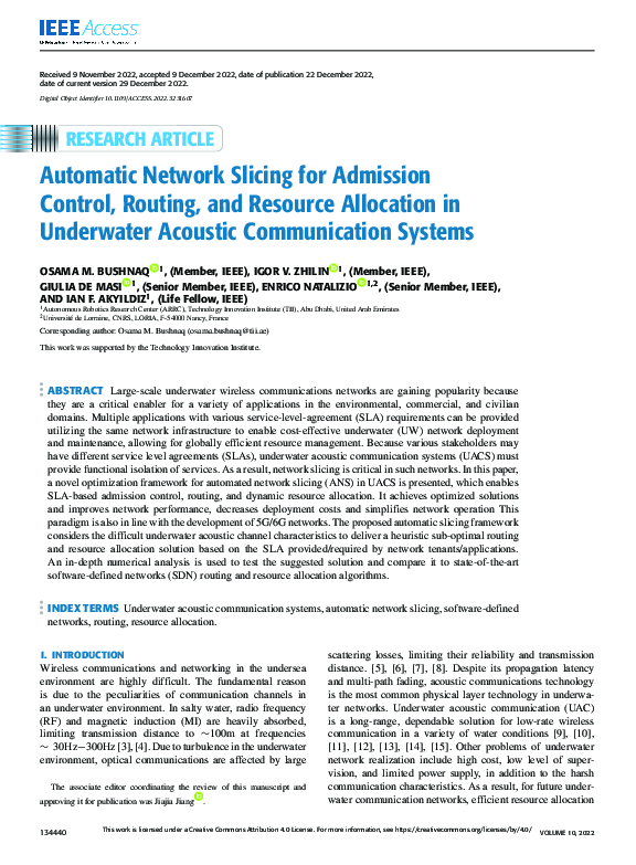 (PDF) Automatic Network Slicing for Admission Control, Routing, and ...