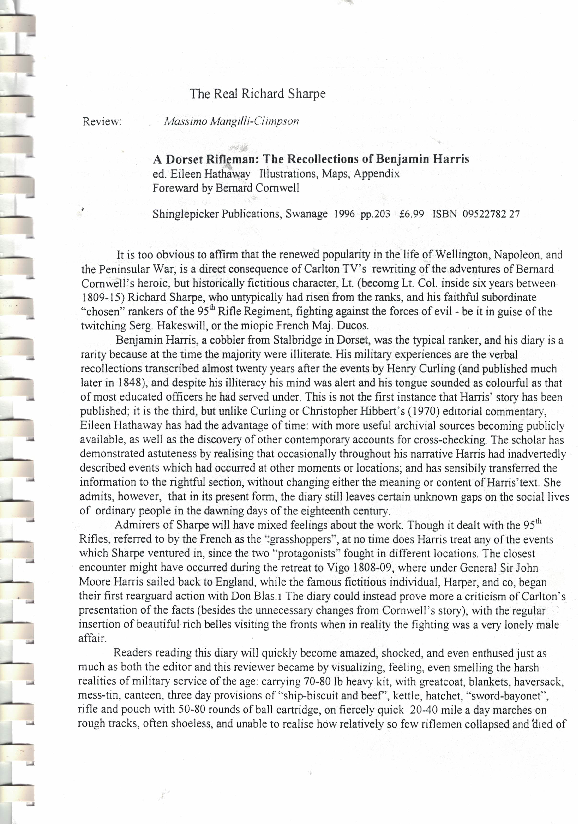 (PDF) The Real Richard Sharpe