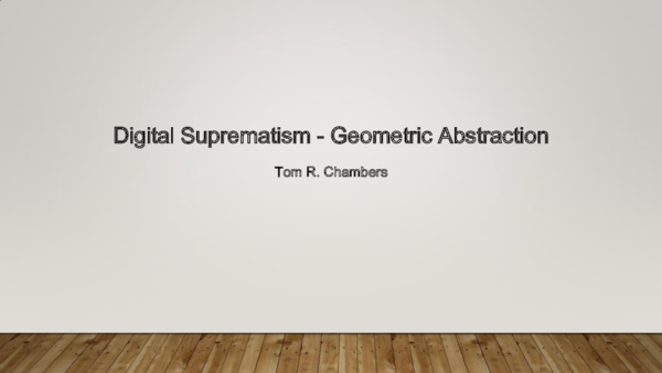 (PDF) Digital Suprematism - Geometric Abstraction