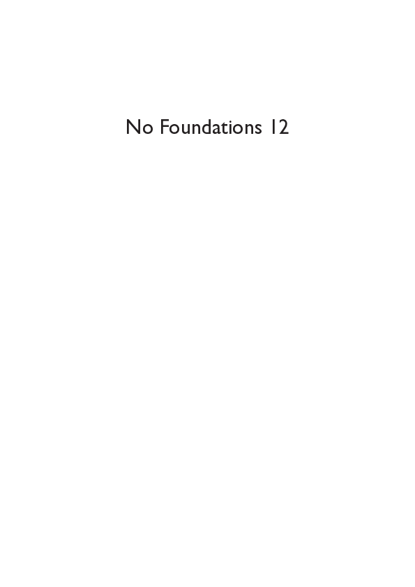 (PDF) No Foundations