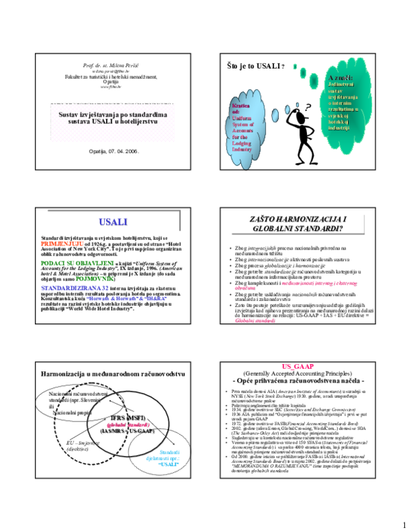 (PDF) USALI - standardised reporting system in the hospitality industry ...