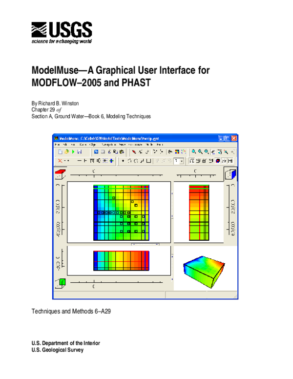 (PDF) ModelMuse - A Graphical User Interface for MODFLOW-2005 and PHAST