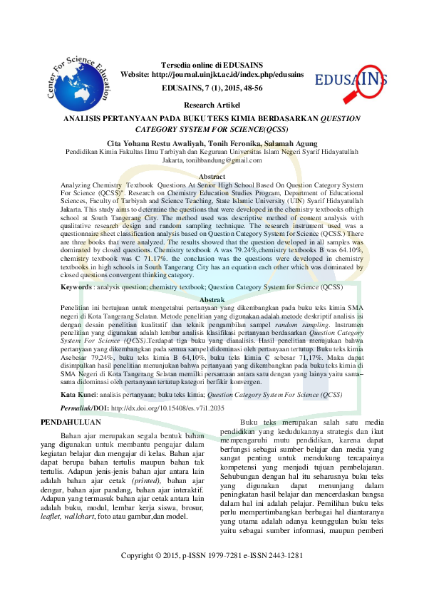 (PDF) Pengaruh Pemanfaatan Lingkungan Sekolah Terhadap Hasil Belajar ...