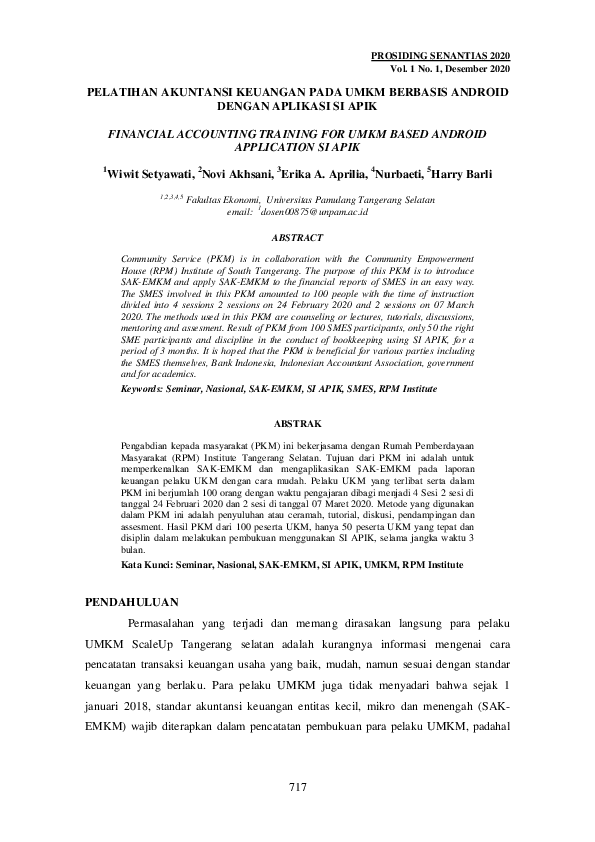 (PDF) Pelatihan Akuntansi Keuangan Pada Umkm Berbasis Android Dengan ...
