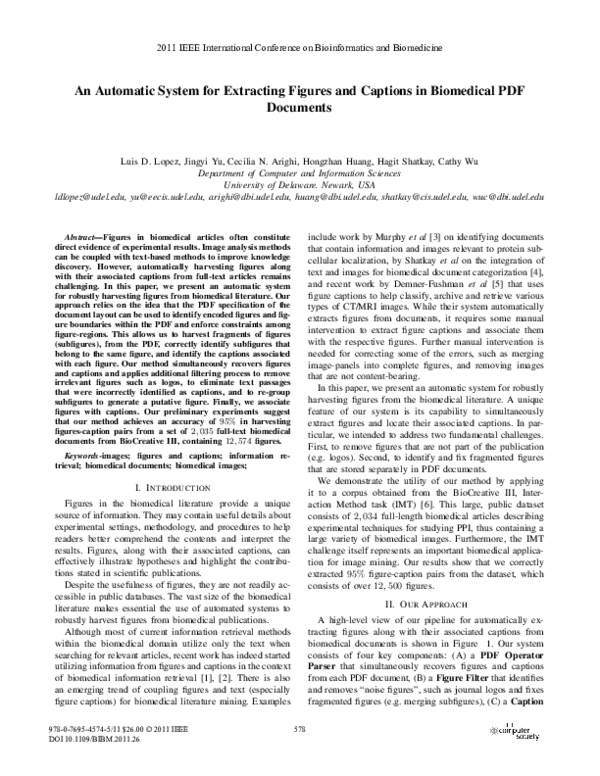 (PDF) An Automatic System for Extracting Figures and Captions in ...