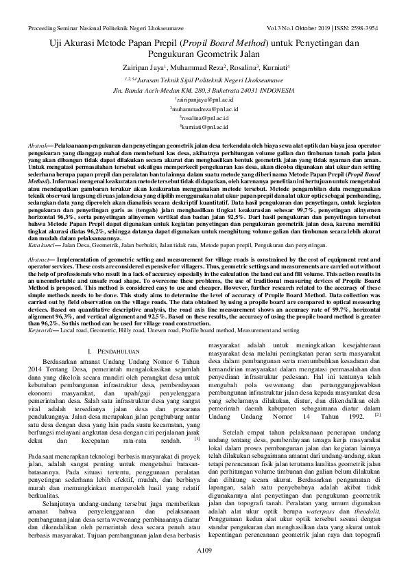(PDF) Uji Akurasi Metode Papan Prepil (Propil Board Method) untuk ...