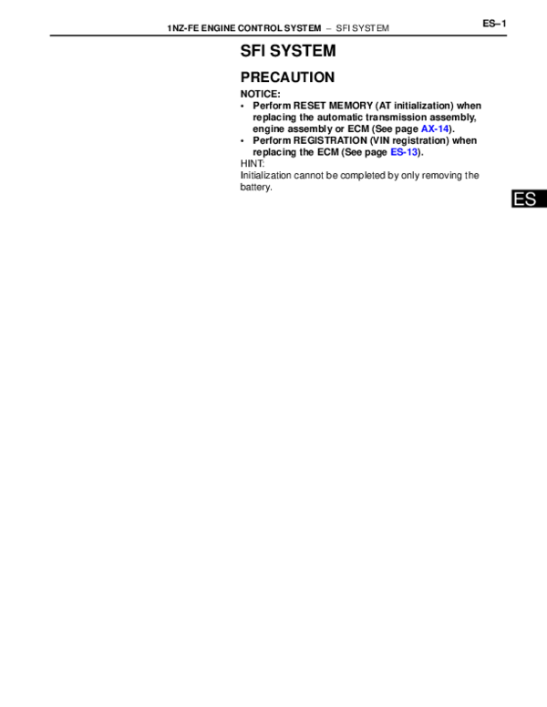 (PDF) Toyota 1NZ FE ENGINE CONTROL SYSTEM Engi