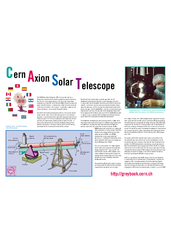 (PDF) The CERN Axion Solar Telescope (CAST)