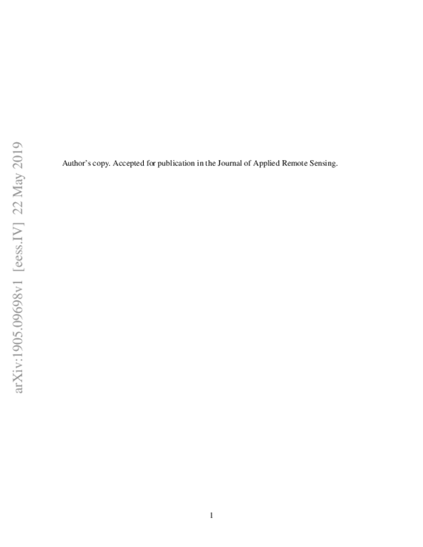 (PDF) Fusion of heterogeneous bands and kernels in hyperspectral image processing | John E Ball ...