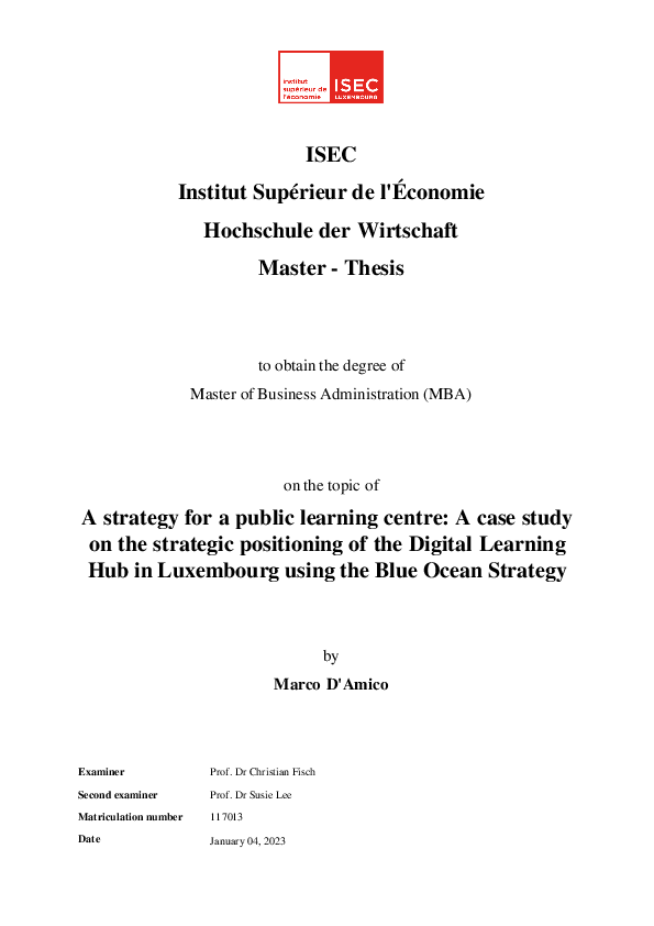 (PDF) DAMICO MBA Thesis print version | Marco D'Amico - Academia.edu