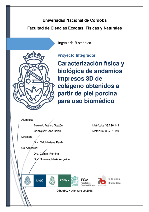 (PDF) Caracterización física y biológica de andamios impresos 3D de colágeno obtenidos a partir ...
