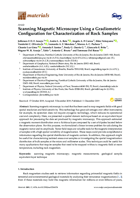 (PDF) Scanning Magnetic Microscope Using A Hall-Effect Sensor for ...