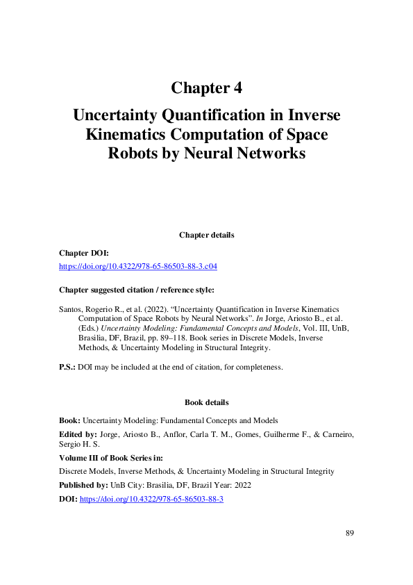 (PDF) Uncertainty Quantification in Inverse Kinematics Computation of Space Robots by Neural ...