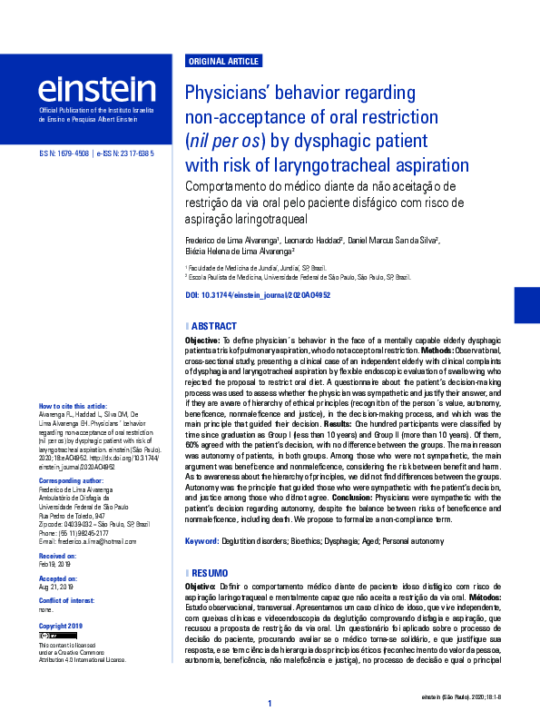 (PDF) Physicians’ behavior regarding non-acceptance of oral restriction ...