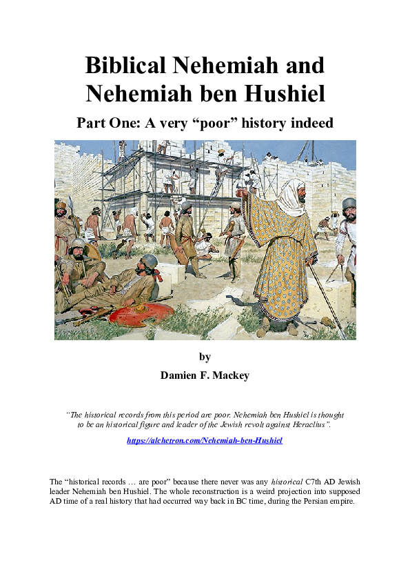 (DOC) Biblical Nehemiah and Nehemiah ben Hushiel