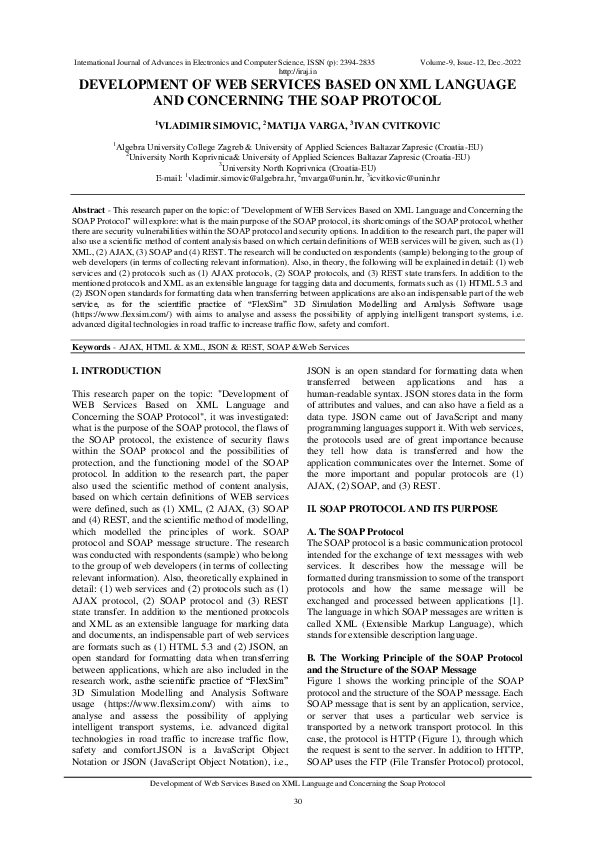 Pdf Development Of Web Services Based On Xml Language And Concerning 3265