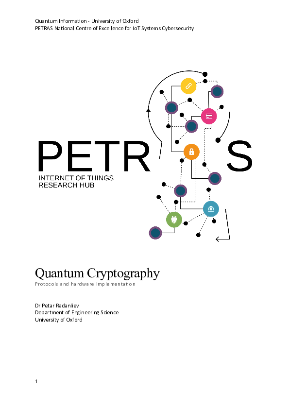 (DOC) Quantum Cryptography | Protocols and hardware implementation