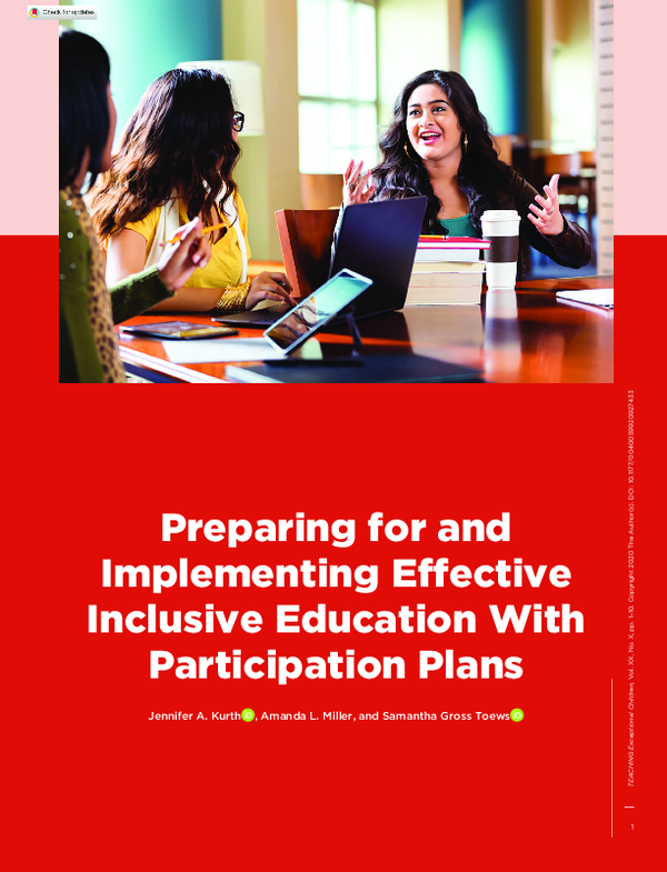 (PDF) Preparing for and Implementing Effective Inclusive Education With ...