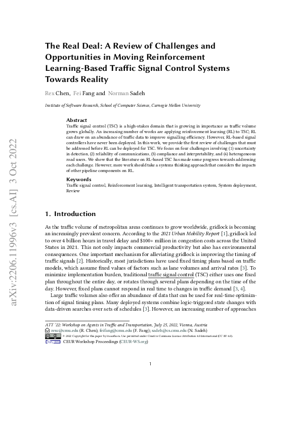(PDF) The Real Deal: A Review of Challenges and Opportunities in Moving Reinforcement Learning ...