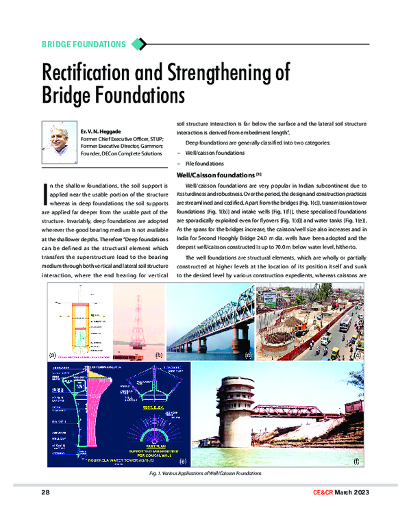 (PDF) Rectification and Strengthening of Bridge Foundations