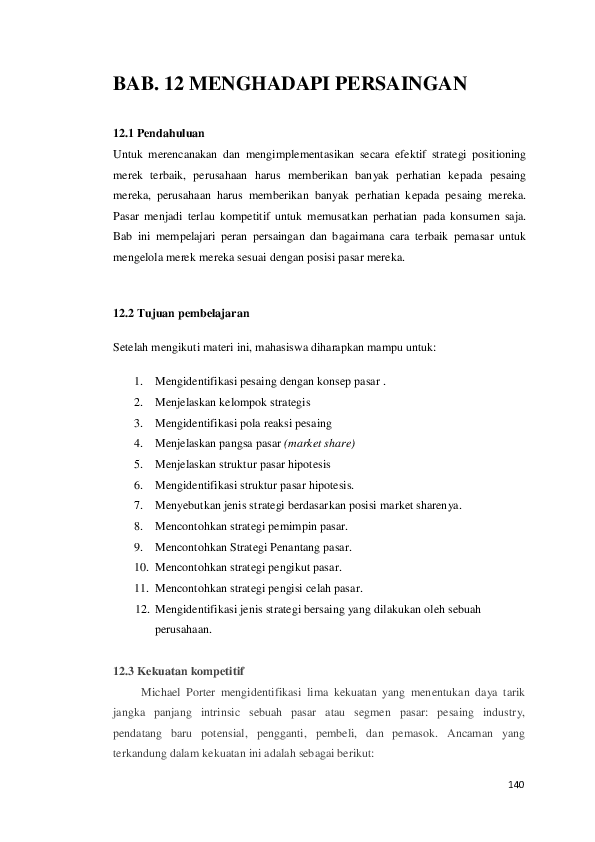 (PDF) BAB. 15 MENGHADAPI PERSAINGAN