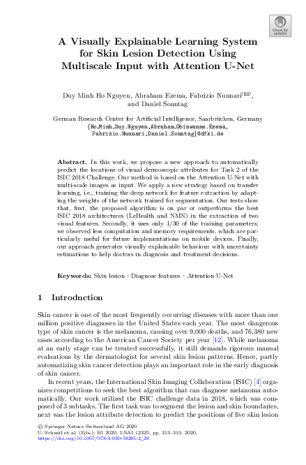 Pdf A Visually Explainable Learning System For Skin Lesion Detection Using Multiscale Input