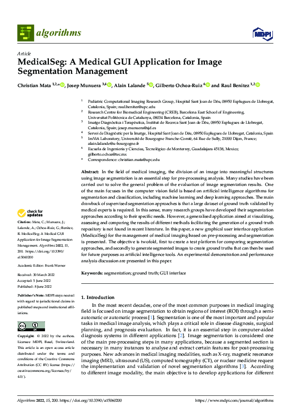 (PDF) MedicalSeg: A Medical GUI Application for Image Segmentation ...