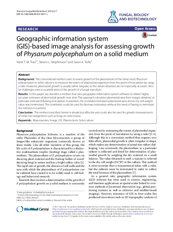 (PDF) Geographic information system (GIS)-based image analysis for ...