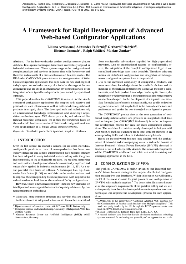 (PDF) A framework for rapid development of advanced web-based ...