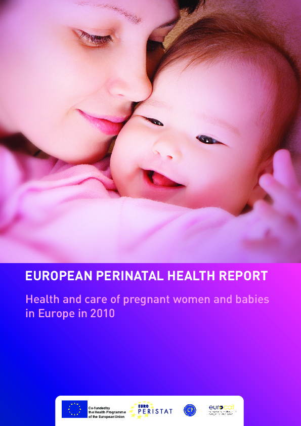 (PDF) European Perinatal Health Report. The health and care of pregnant women and babies in ...
