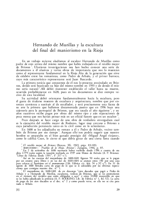 (PDF) Hernando de Murillas y la escultura del final del manierismo en ...