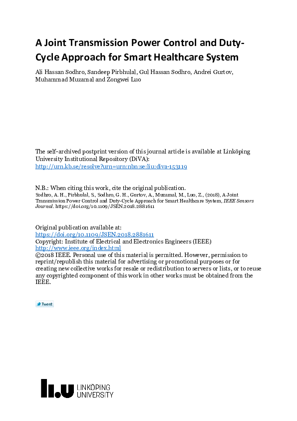 (PDF) A Joint Transmission Power Control and Duty-Cycle Approach for ...