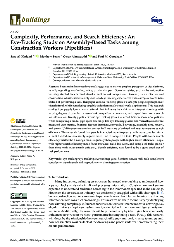 (PDF) Complexity, Performance, and Search Efficiency: An Eye-Tracking Study on Assembly-Based ...