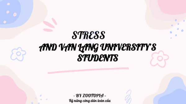 (PDF) Presentation slides: Academic Stress Research