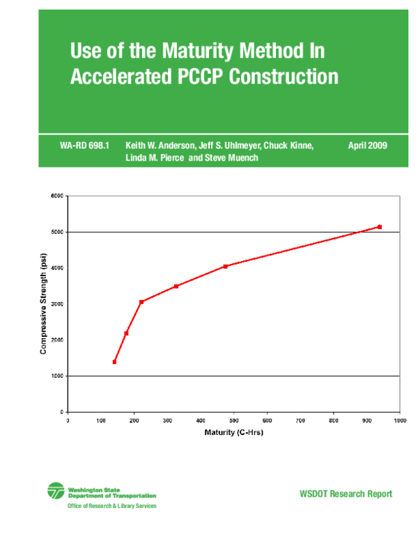 (PDF) Use of the Maturity Method In Accelerated PCCP Construction ...