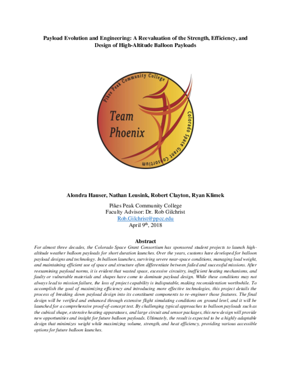 (PDF) Payload Evolution and Engineering : A Reevaluation of the ...