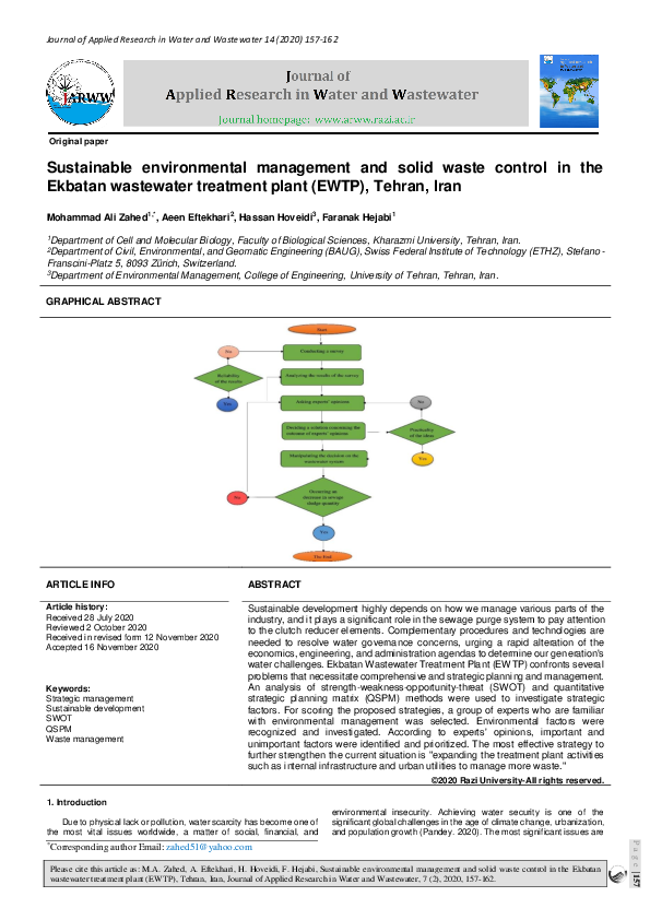 (PDF) Sustainable environmental management and solid waste control in ...