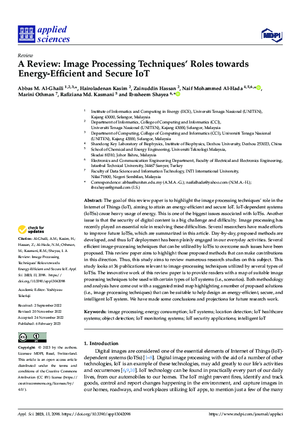 (PDF) A Review: Image Processing Techniques’ Roles towards Energy ...