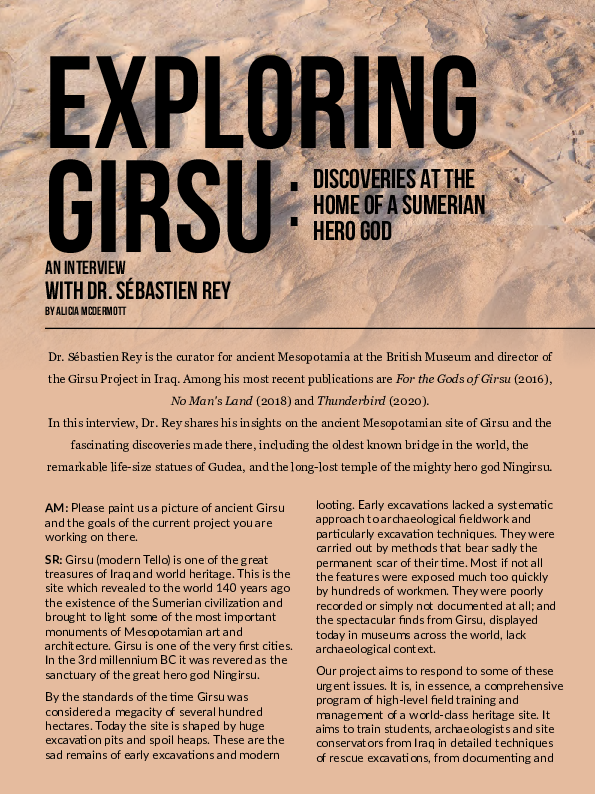 (PDF) Exploring Girsu: Discoveries at the Home of a Sumerian Hero God