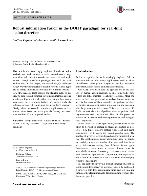 (PDF) Robust information fusion in the DOHT paradigm for real-time ...
