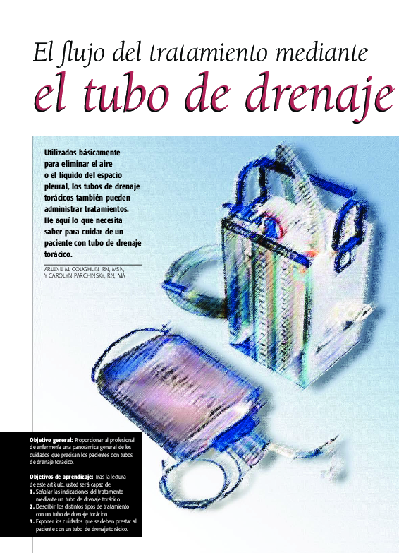(PDF) El flujo del tratamiento mediante el tubo de drenaje torácico