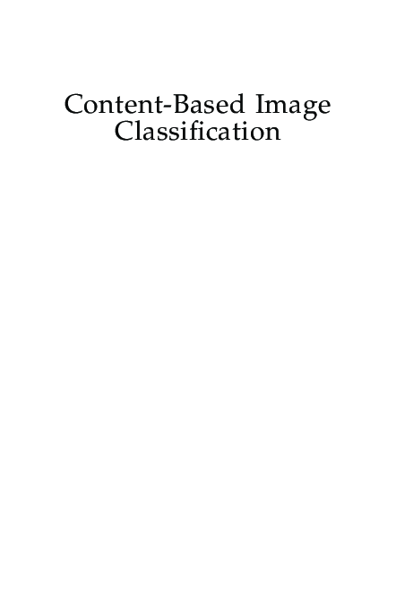 (PDF) Content-Based Image Classification