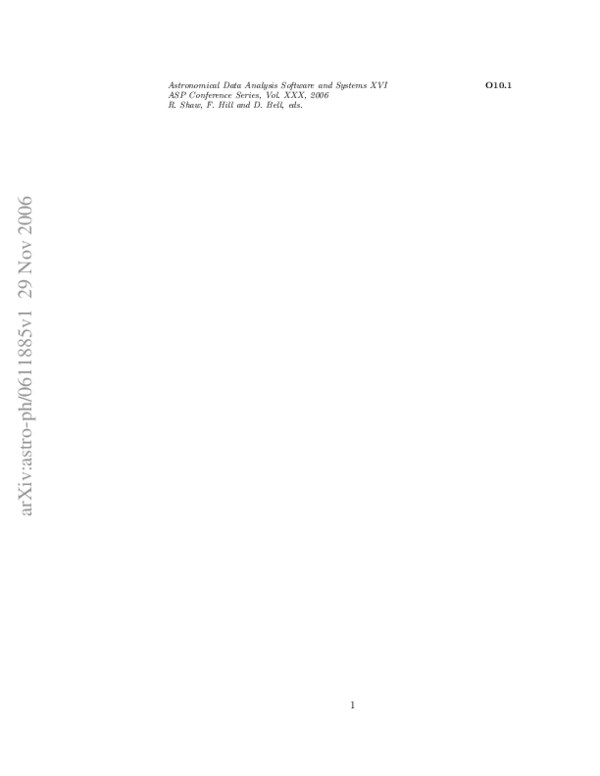 (PDF) Gaia Data Processing Architecture