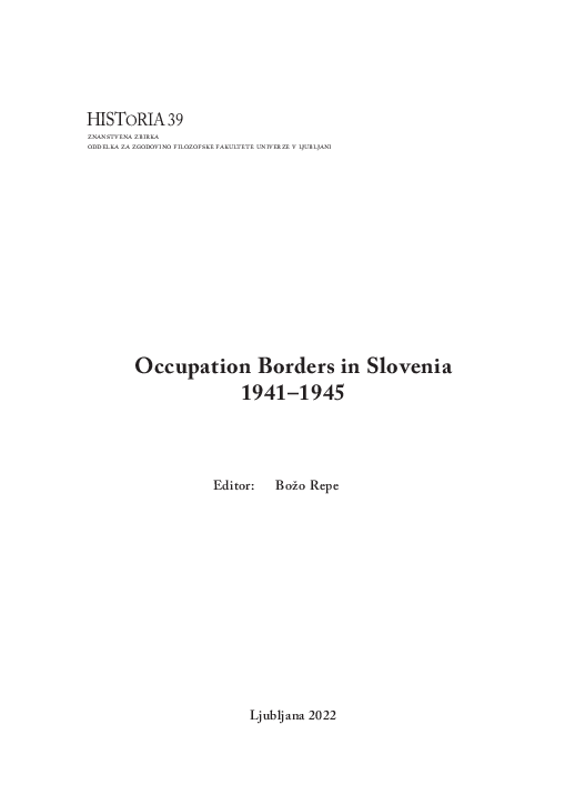 (PDF) Occupation borders 1941-1945 through diplomatic archives, people ...
