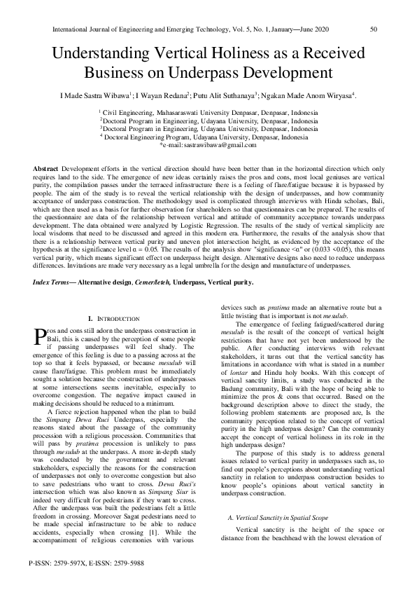 (PDF) Understanding Vertical Holiness as a Received Business on ...