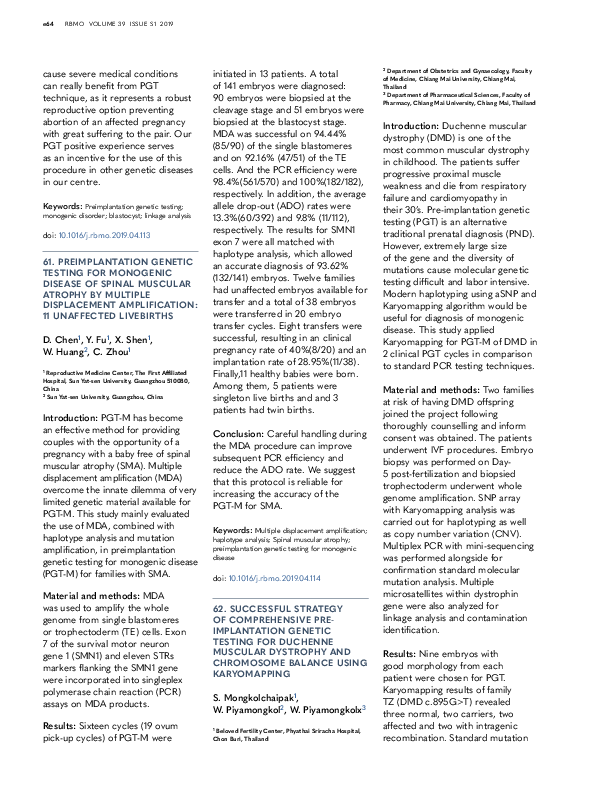 (PDF) 62. Successful Strategy of Comprehensive Pre-Implantation Genetic ...