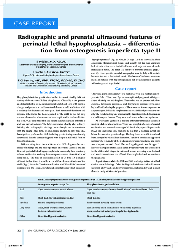 (PDF) Radiographic and prenatal ultrasound features of perinatal lethal ...